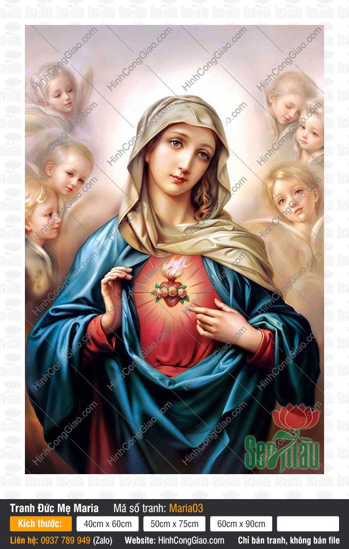 Tranh Mẹ Maria, tranh Đức Mẹ Maria